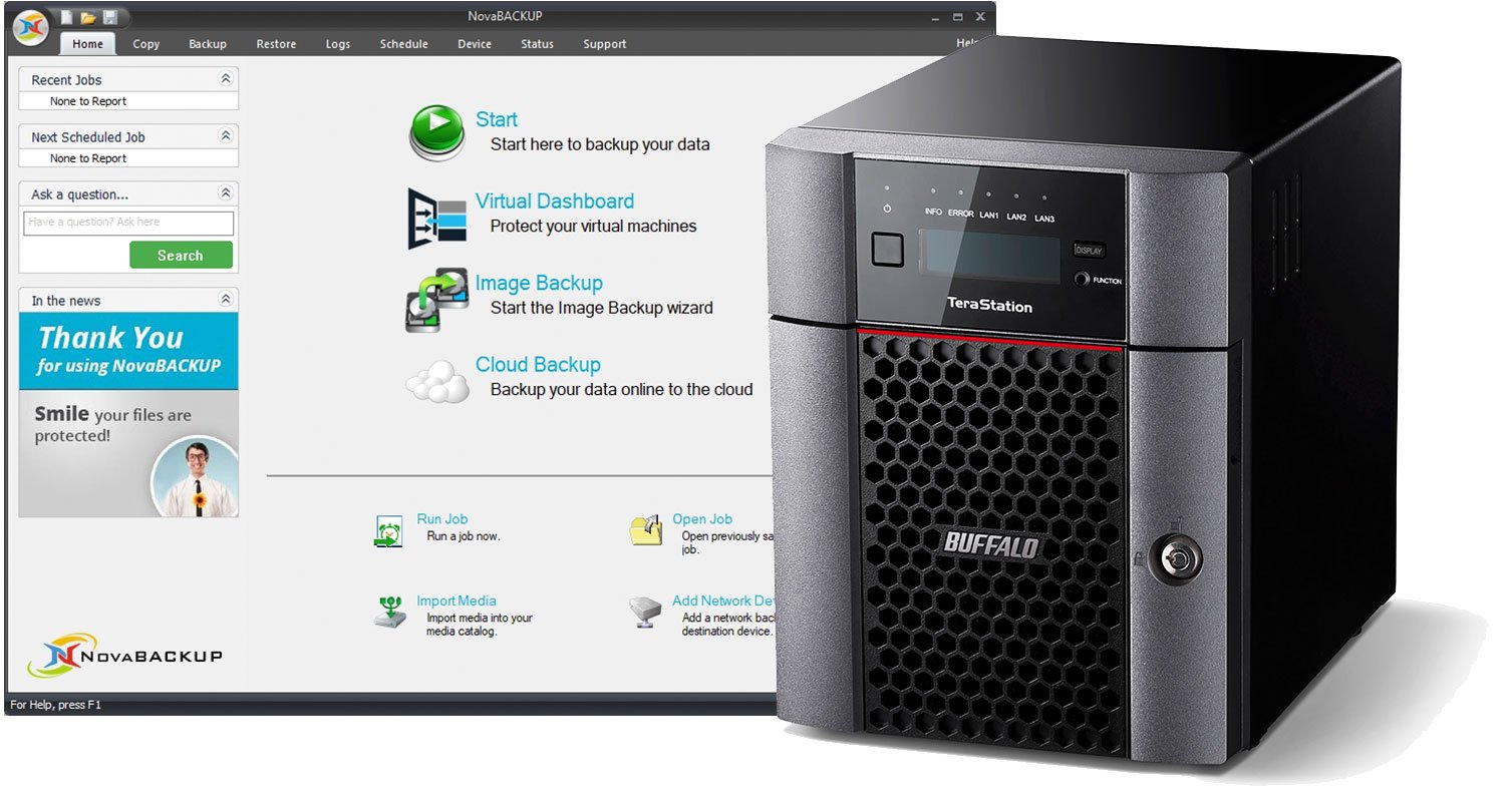 Powerful BDR Solution | NovaBACKUP and Buffalo Partnership
